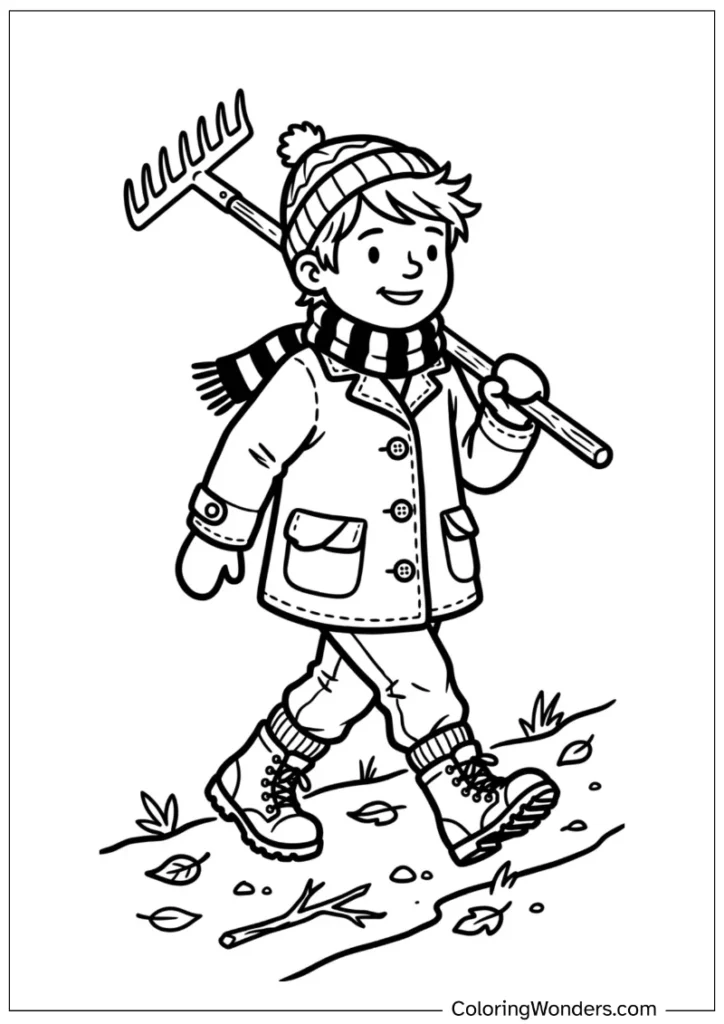 Fall coloring pages for kids - coloringwonders.com