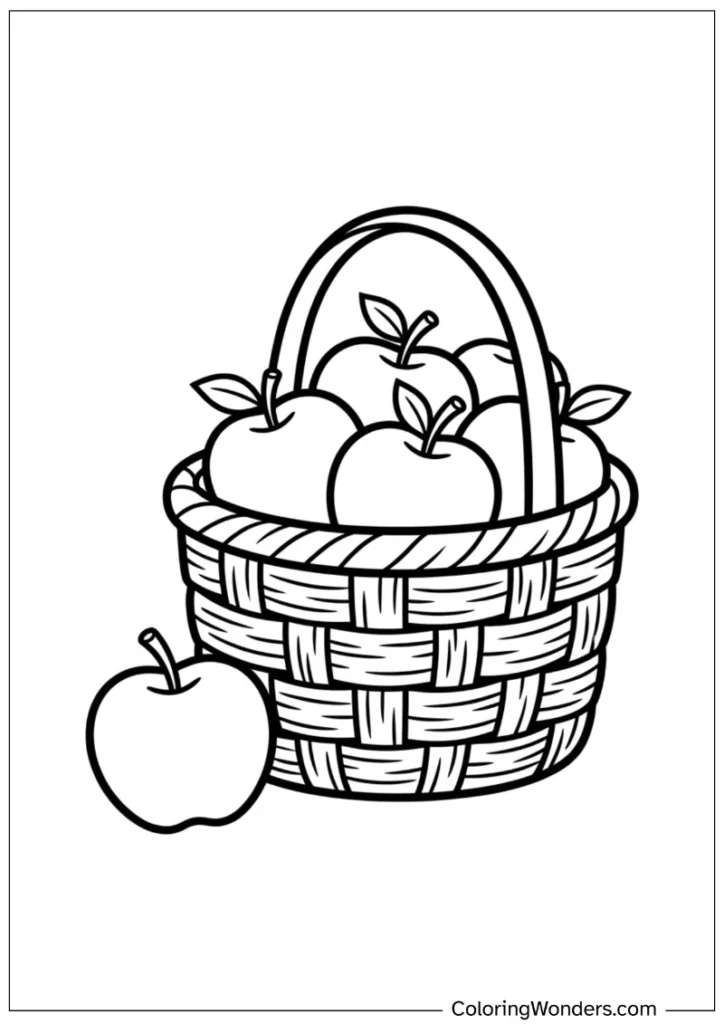 Fall coloring pages for kids - coloringwonders.com