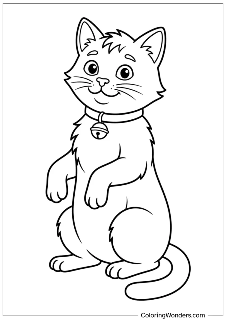 Cat Coloring Pages Printable – Free PDF Download - coloringwonders.com