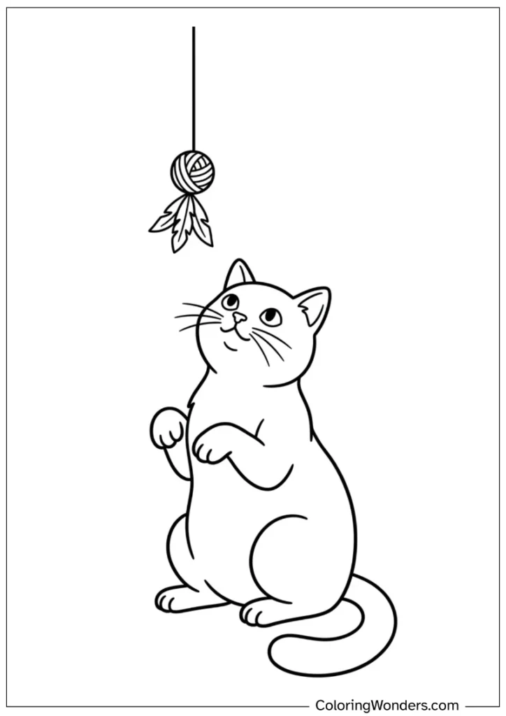 Cat Coloring Pages Printable – Free PDF Download - coloringwonders.com